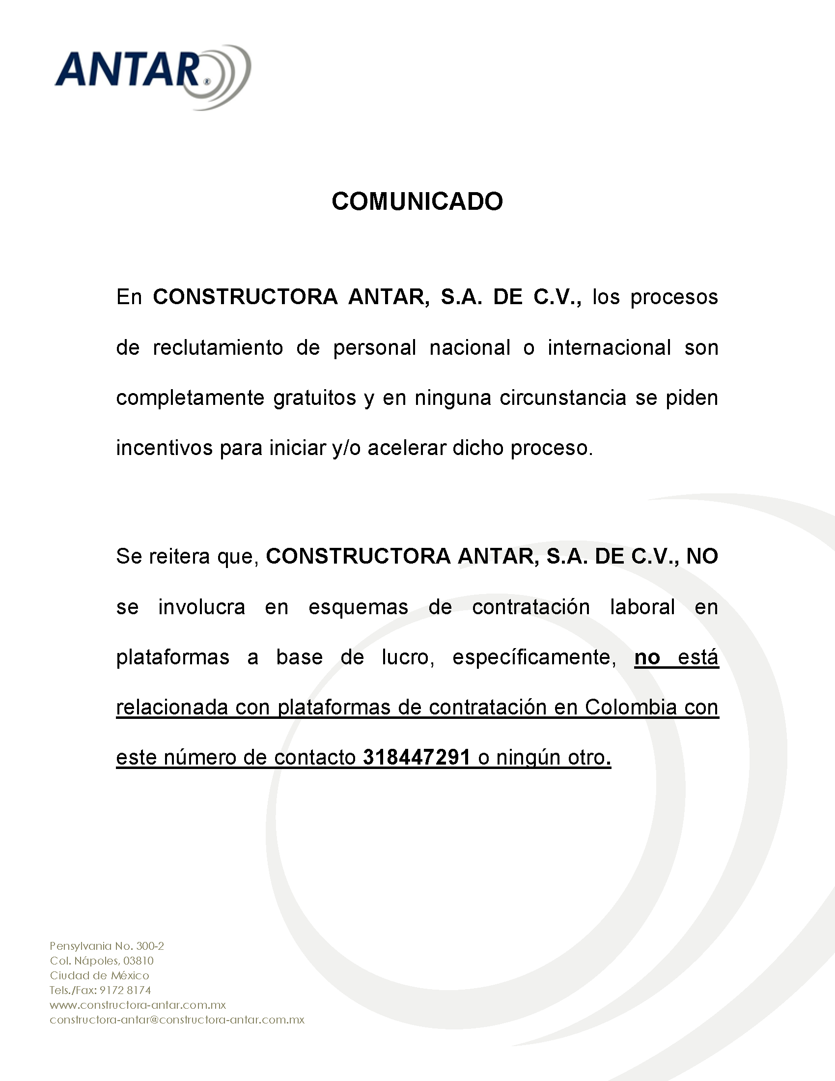 Constructora Antar